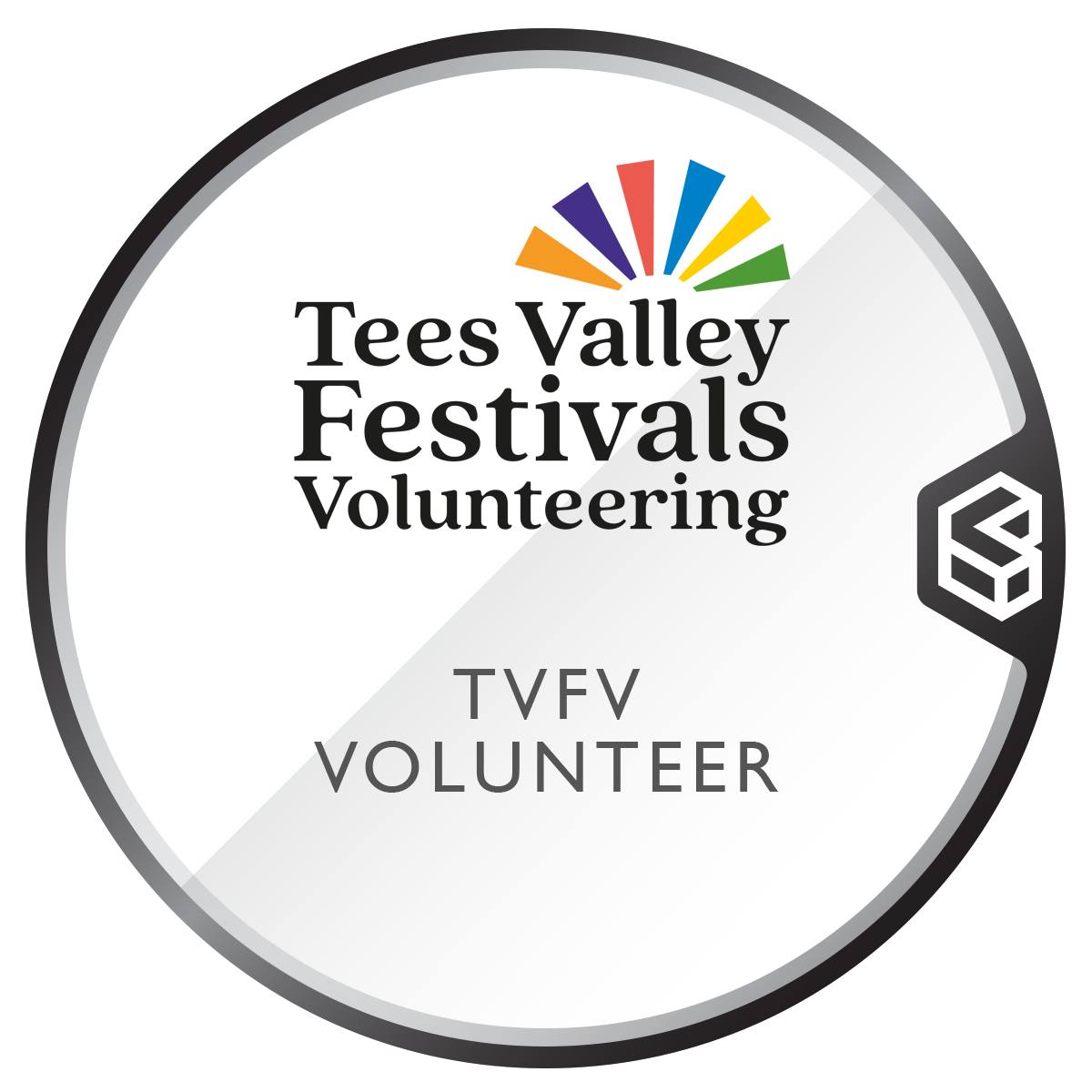 TVFV Volunteer by Quality Assured by Badge Nation,Tees Valley Festivals ...